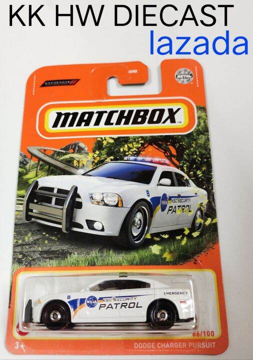 Matchbox Dodge Charger Pursuit Nasa Ksc Security Patrol Emergency 86/ ...