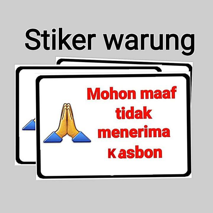 Jual stiker warung atau dagangan | Lazada Indonesia