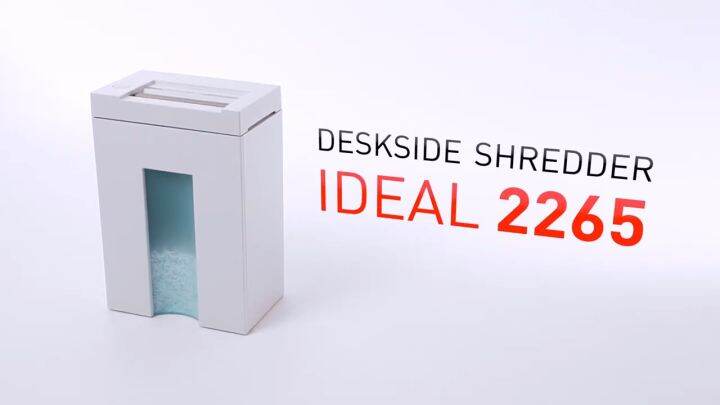IDEAL 2265 C Paper Shredder (Cross Cut) - 7 sheets (20 Liters) 5 Years ...