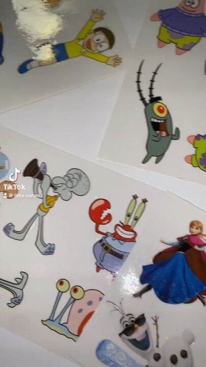 Stiker Tempel Hewan dan Tumbuhan untuk Laptop Tumbler Casing HP ...