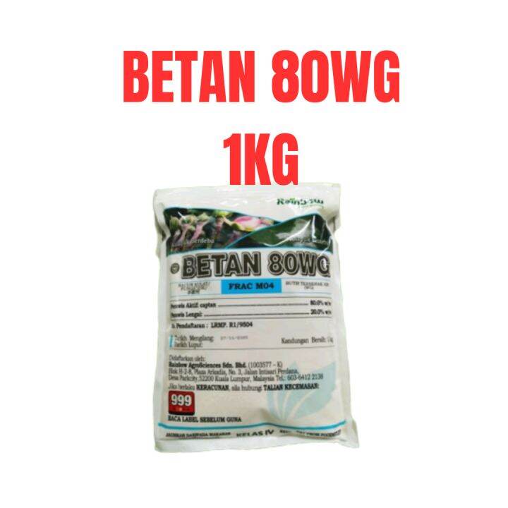 Betan 80WG 1kg (Lebih Baik dari ANTRACOL ) Racun Kulat Hawar Daun ...