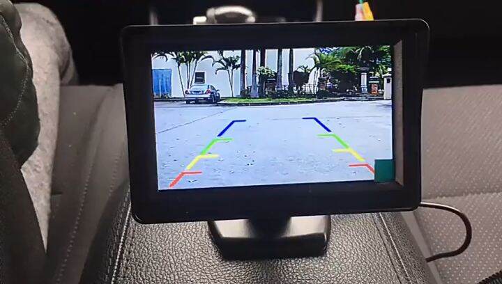 4.3 Inch TFT LCD Car Monitor Car Reverse Parking Monitor HD Digital ...