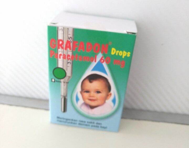 GRAFADON paracetamol PCT drop drops 15ml sirup obat demam turun panas ...