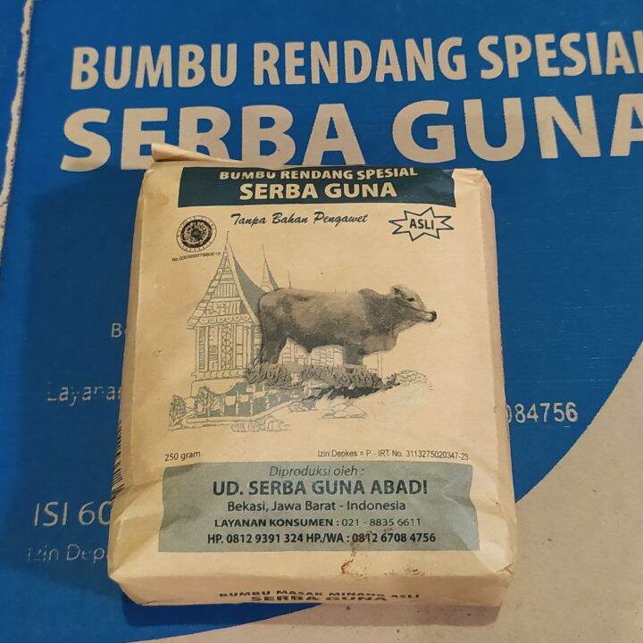 BUMBU MASAK MINANG ASLI SERBAGUNA 250gram - Bumbu Kering instan - Bumbu ...