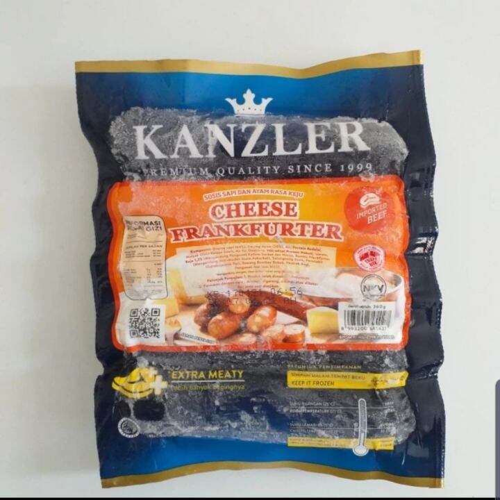 Kanzler Sosis Cheese Frankfurter 360 Gram | Lazada Indonesia