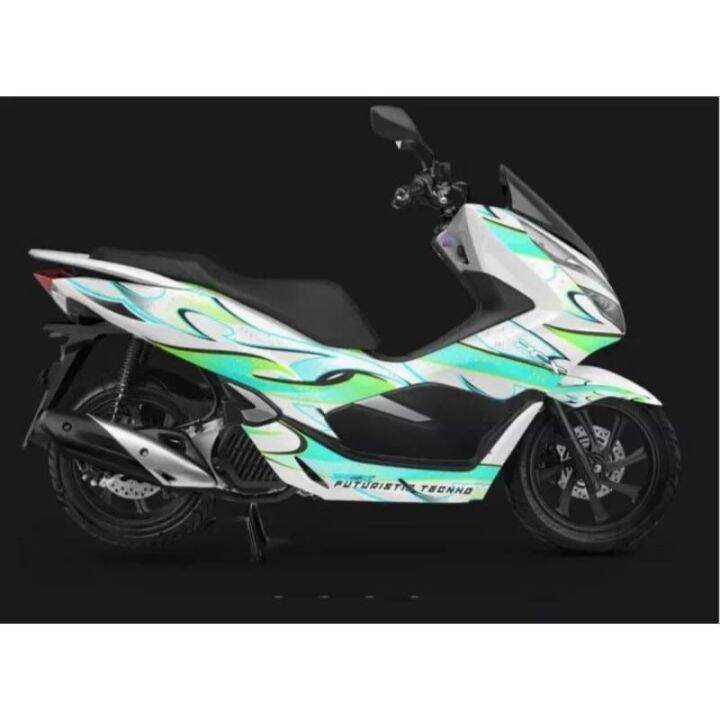 STIKER DECAL HONDA PCX 150 variasi fullbody motif full gradasi warna ...