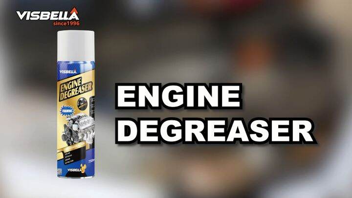 VISBELLA สเปรย์ขจัดคราบเครื่องยนต์ ป้องกันสนิม สเปรย์ทำความสะอาด คราบน้ำมัน คราบสกปรก คราบจาระบี ...