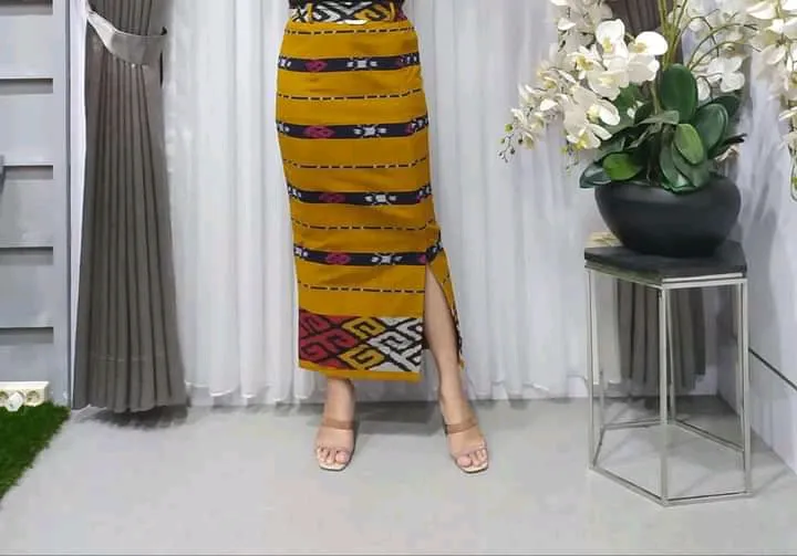 Rok span. Rok panjang tenun belahan | Lazada Indonesia