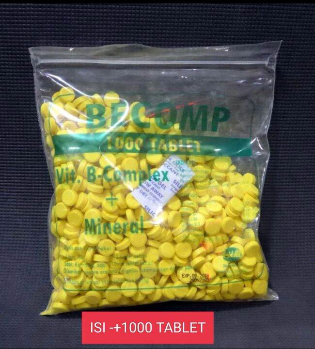 VITAMIN B COMPLEX BECOMP 1000 tablet RAID ALL MULTIVITAMIN HEWAN ...