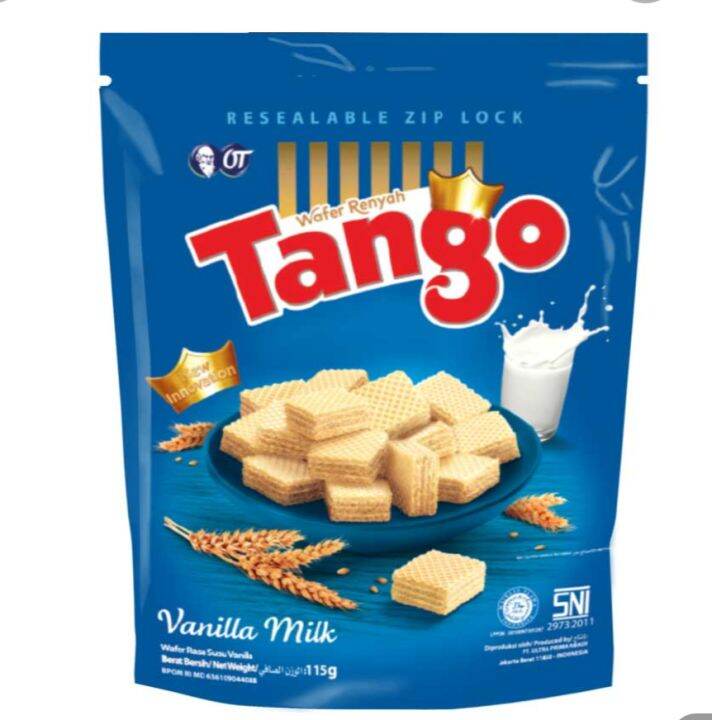 Tango Wafer Vanilla Milk 115 g | Lazada Indonesia