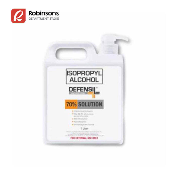 Defensil Isopropyl Alcohol 70% Solution 1L | Lazada PH