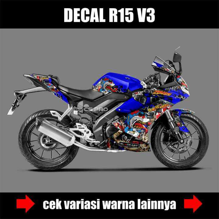 STIKER DECAL YAMAHA R15 V3 - STIKER FULL BODY R15 V3 | Lazada Indonesia