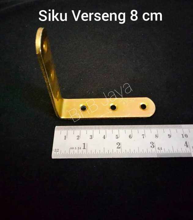 Siku Rak Verseng Plat Siku L Besi 8 cm Tebal | Lazada Indonesia