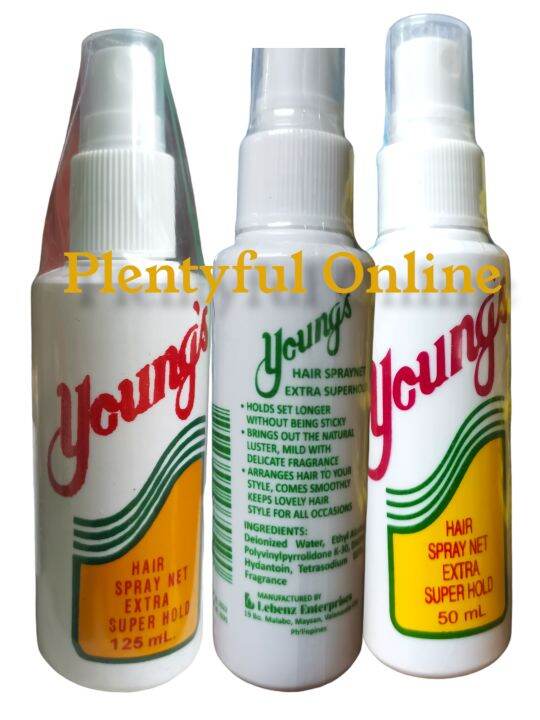 Young's SprayNet Setting Hair Spray 125ml 60ml | Lazada PH