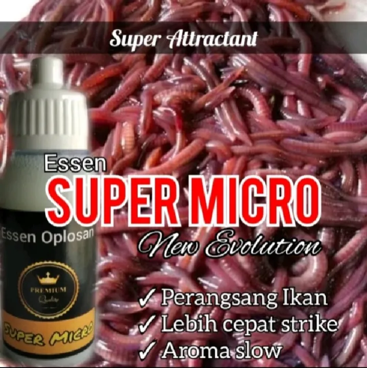 Essen SUPER MICRO /Essen MIKRO CACING. Kualitas SUPER. Botol 30ml ...