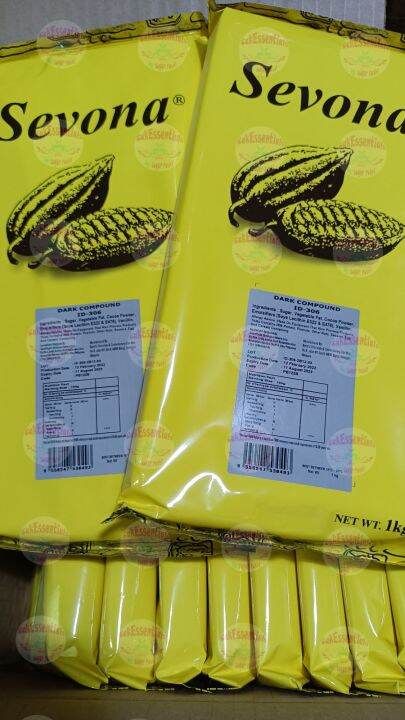 1kg SEVONA DARK CHOCOLATE COMPOUND | Lazada PH