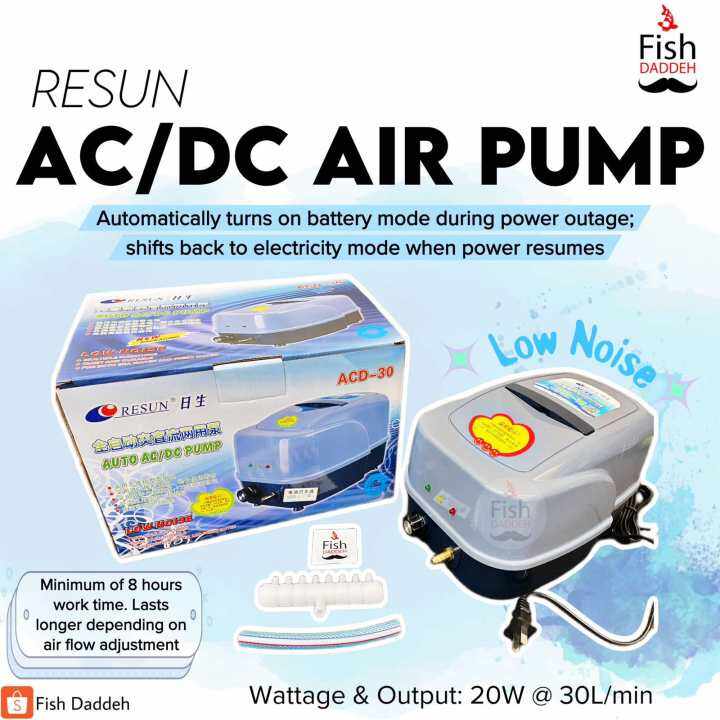 Resun ACD-30 ACD-130 AC/DC ACDC Airpump | Lazada PH