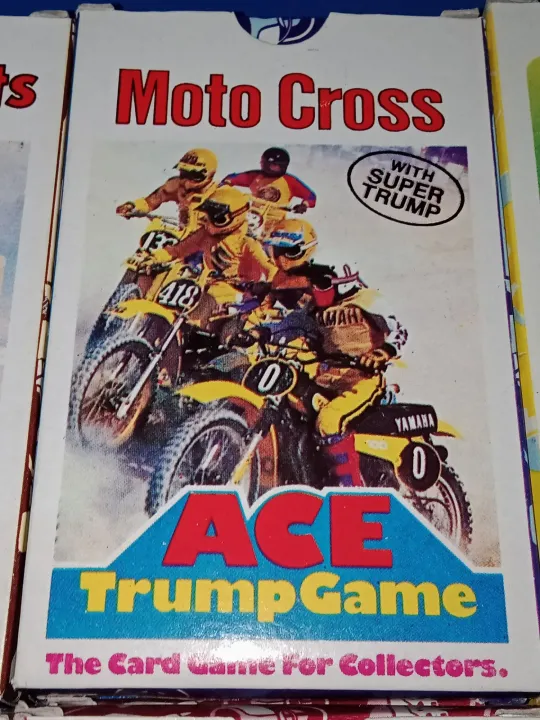 Moto Cross Vintage Ace Super Trump Card Game | Lazada PH