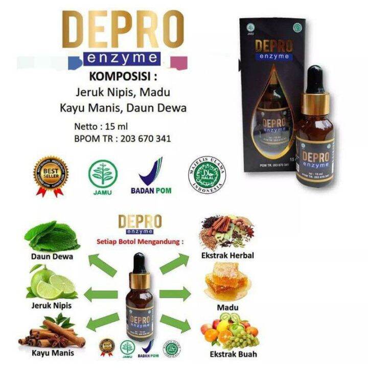 DEPRO ENZIME Original Nasa 100% | Lazada Indonesia