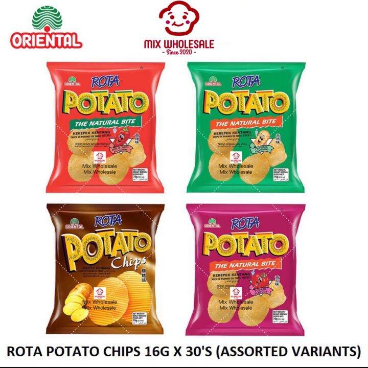 Rota Potato Chips (30pkt x16gm) | Lazada