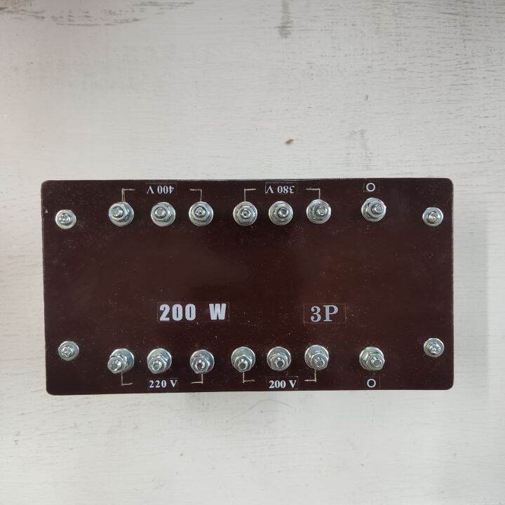 Trafo / Travo Step Up Step Down Auto 3 phase 380V 400V Ke 200V 220V 200 wat | Lazada Indonesia