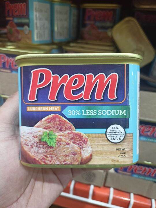 Prem Luncheon Meat 30% Less Sodium 340grams | Lazada PH
