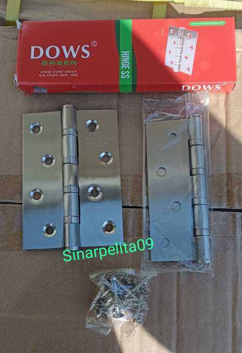 Engsel Pintu Almunium 4 inch Stainless / Engsel Dows 4" Tebal 2 mm ...