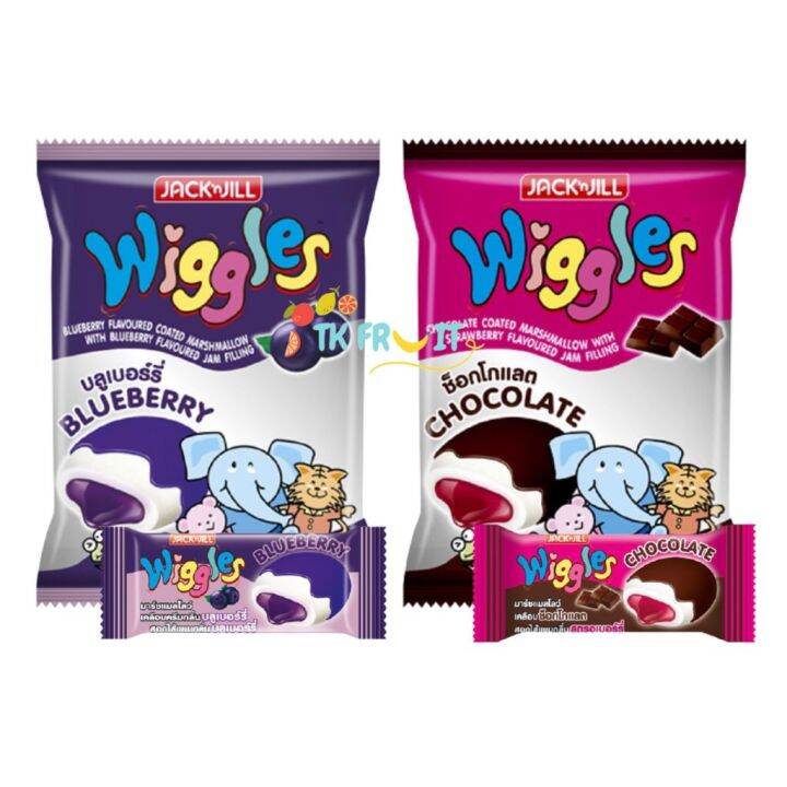 Wiggles วิกเกิลส์ มาร์ชแมลโล่เคลือบช็อคโกแลตส 24 ชิ้น🍭 | Lazada.co.th
