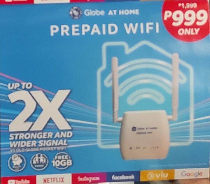 GLOBE AT HOME PREPAID WIFI WITH FREE 10GB Globe at Home Prepaid Wifi ...