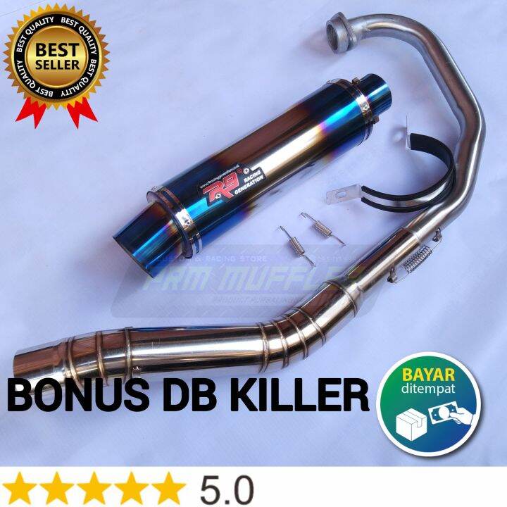 Knalpot R9 for SCORPIO Z ,Byson, VERZA/CB Verza, Mega pro, Tiger Revo ...