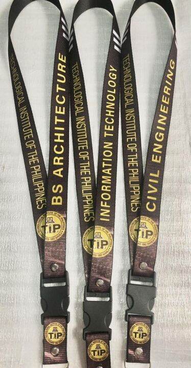 TIP Technological Institute of the Philippines ID Lace lanyard sling ...