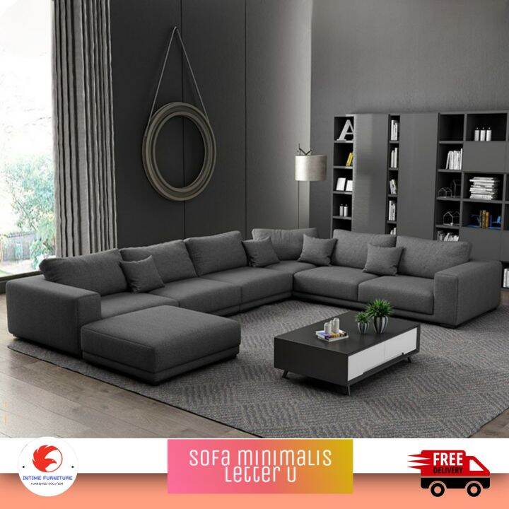 SOFA LETTER U SOFA MEWAH SOFA MINIMALIS | Lazada Indonesia