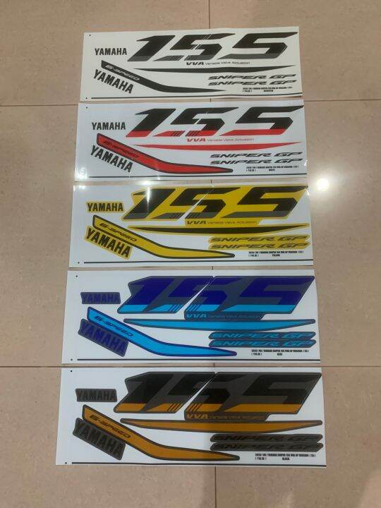 Y16 Y16ZR EXCITER 155 GP VVA Version ( 2 ) 2020 Body Cover Set Stripe ...