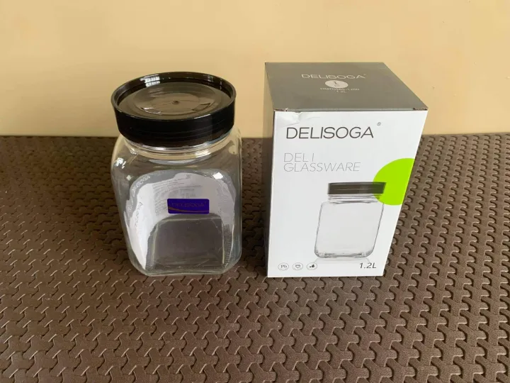 DELISOGA Glass Container 1.2L (HMFG6S-1200) | Lazada PH