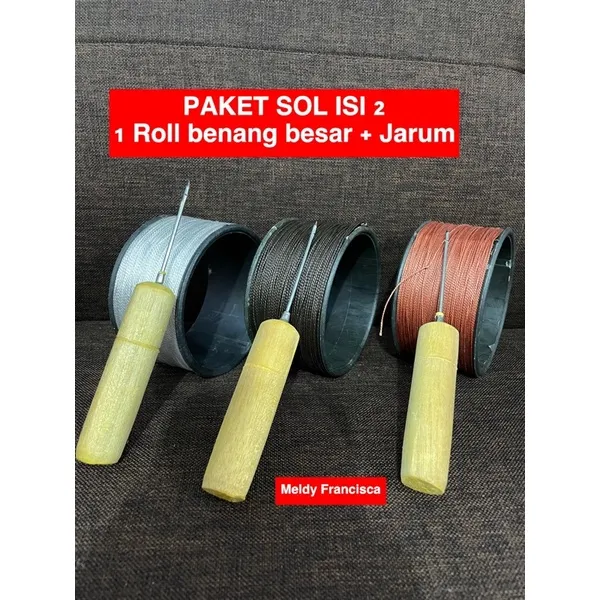 isi 2 alat paket sol / benang rol nilon | Lazada Indonesia