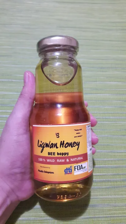 100% Pure, Raw and Organic Honey-Ligwan Honey 250ml Bee Happy | Lazada PH