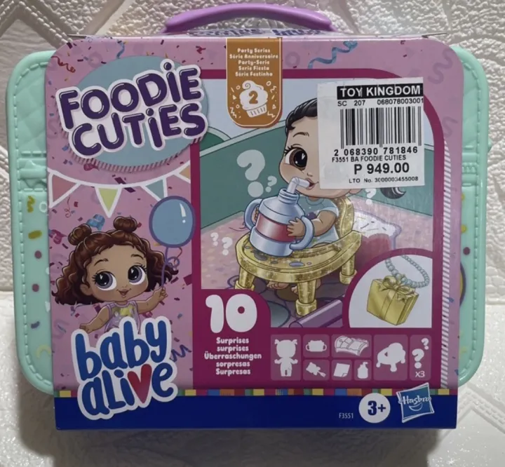 3 inch doll Baby Alive Party Series Foodie Cuties Playset | Lazada PH