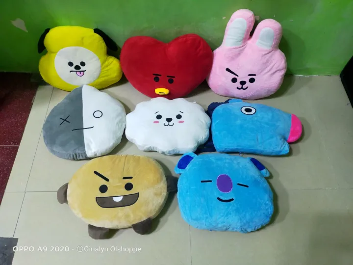 BTS BT21 CHARACTER FACE PILLOW | Lazada PH