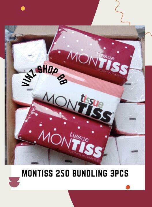 Tissu Montiss 250 Bundling 3Pcs | Lazada Indonesia
