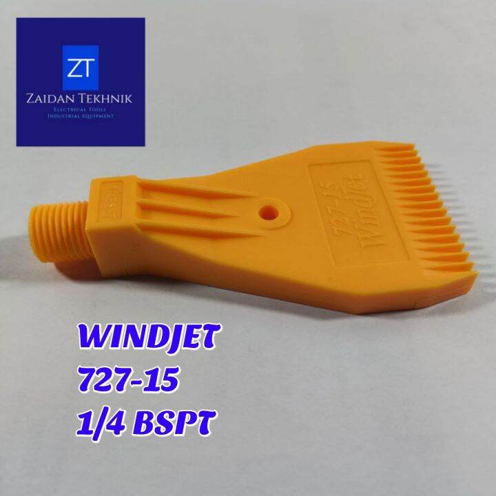 Wind Jet Compressed Air Nozzle / Air Blowing Flat Jet Nozzle ABS 1/4 ...