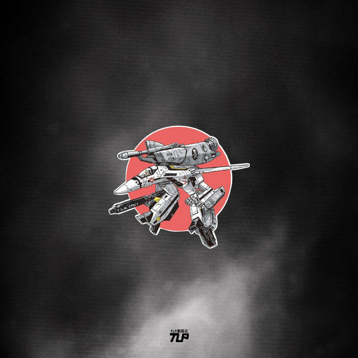 TLP Reflective Bumper Stickers Battlestar VF Deformation The Super ...