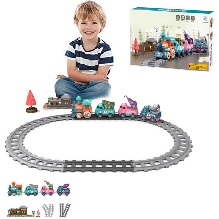 Rail Train Toys, Mini Electric Train Toy Train Model, Toy Gifts for ...