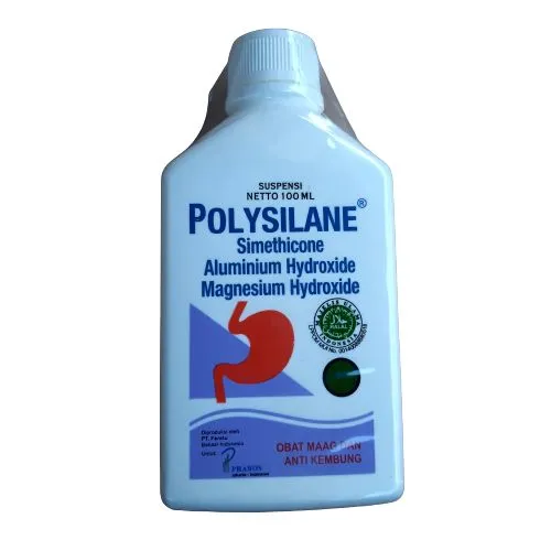 Polysilane Suspensi 100 ml - Obat Maag Dan Anti Kembung / Obat maag ...