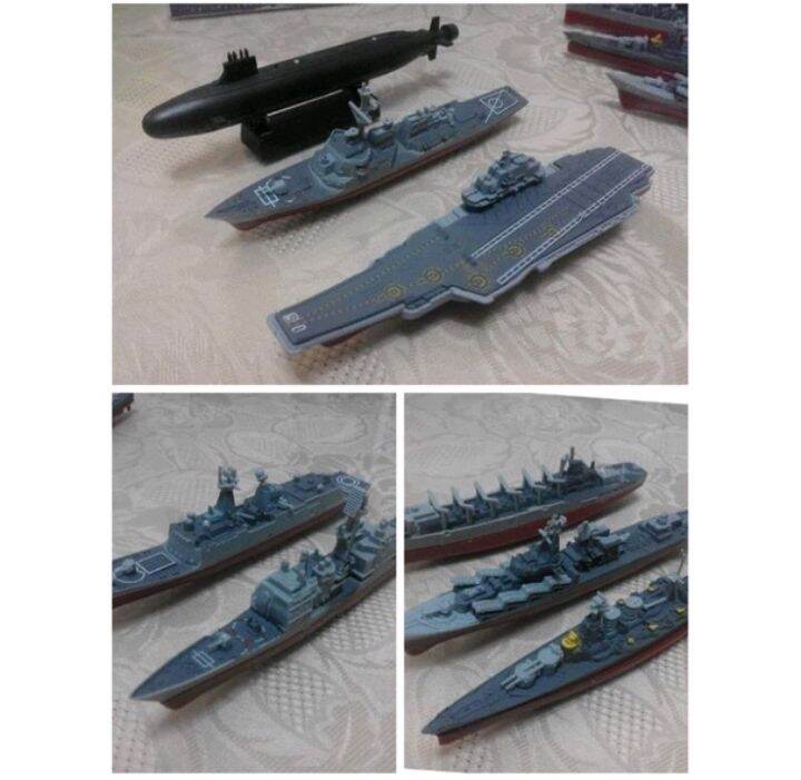 4D Model Kit Military Ship 1:900 Set of 8 plastic Material | Lazada PH