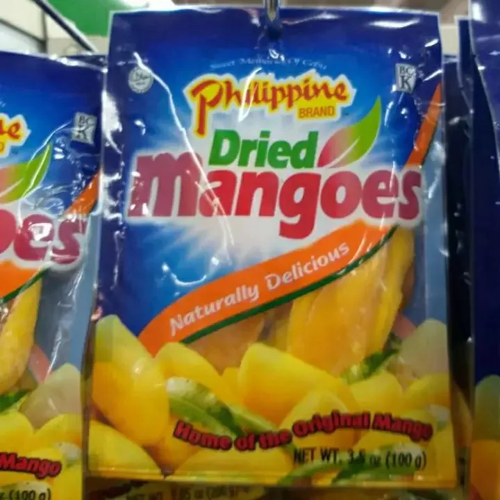 Philippine brand Dried Mangoes, Naturally delicious, 100grams per pack | Lazada PH
