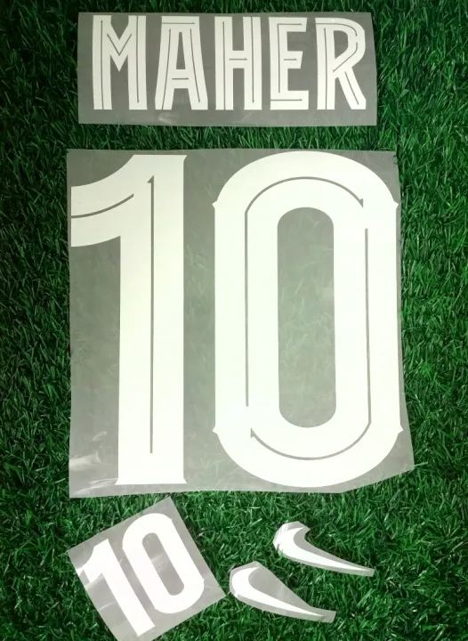 SABLON NAMA PUNGGUNG NAME SET JERSEY | Lazada Indonesia