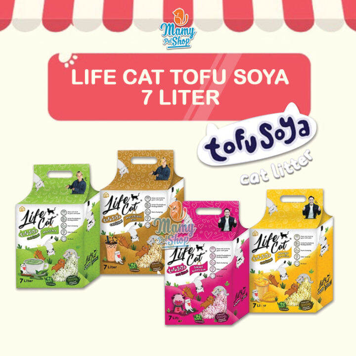 PASIR TOFU LIFE CAT TOFU SOYA 7LITER | Lazada Indonesia