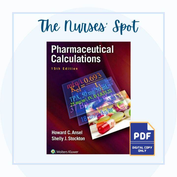 Pharmaceutical Calculations 15th Edition Howard Ansel Lazada PH