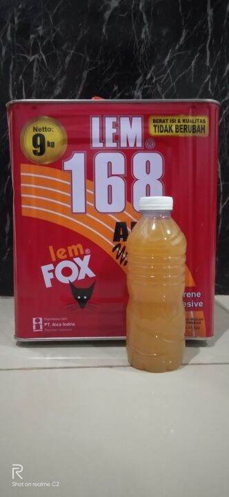 LEM FOX Kuning/Lem aibon perekat serbaguna/Lem busa/spon kemasan botol ...