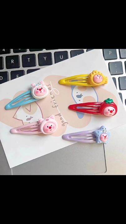 คลิปผม Loopy เล็ก ช่องคลอด Bangs คลิป รูปแบบการ์ตูนแฟชั่ กิ๊ฟน่ารักๆ ...